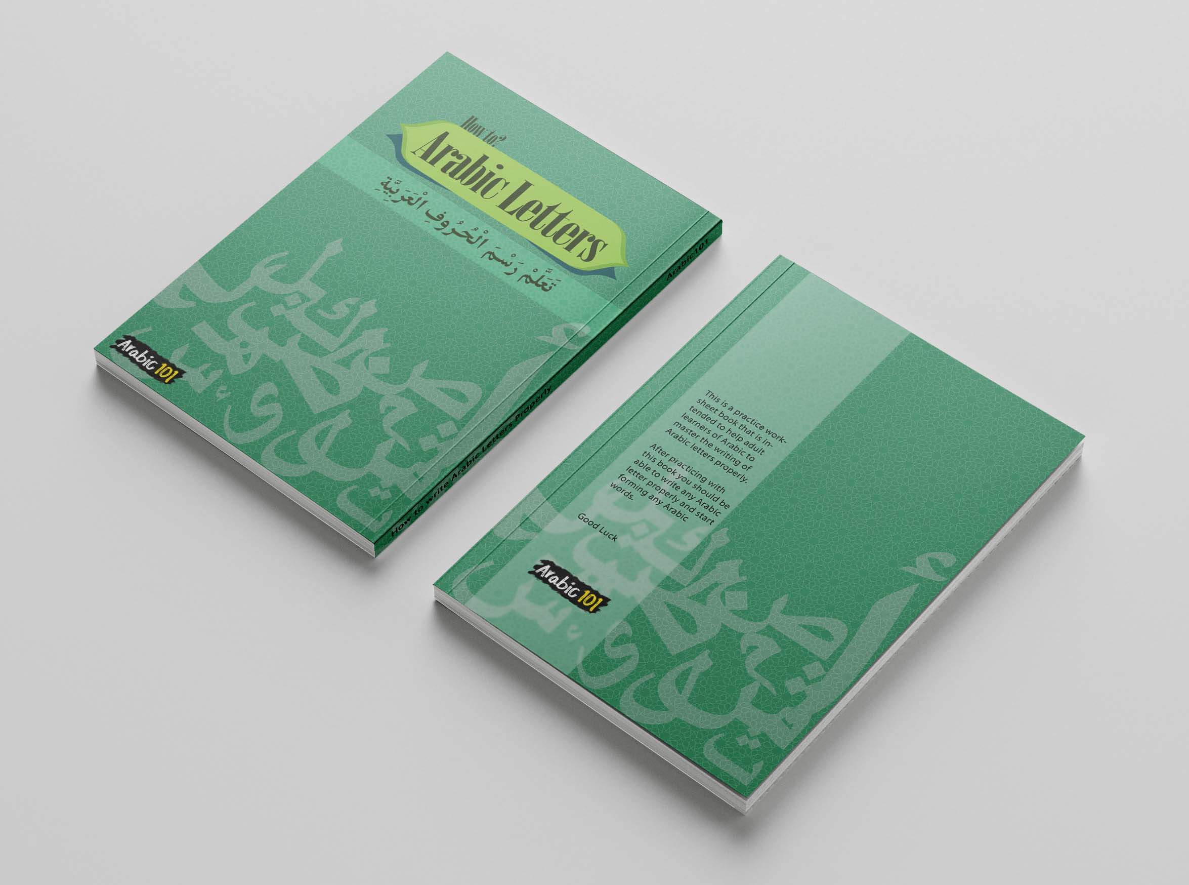 How to write Arabic letters Workbook hard copy - Arabic101 Store